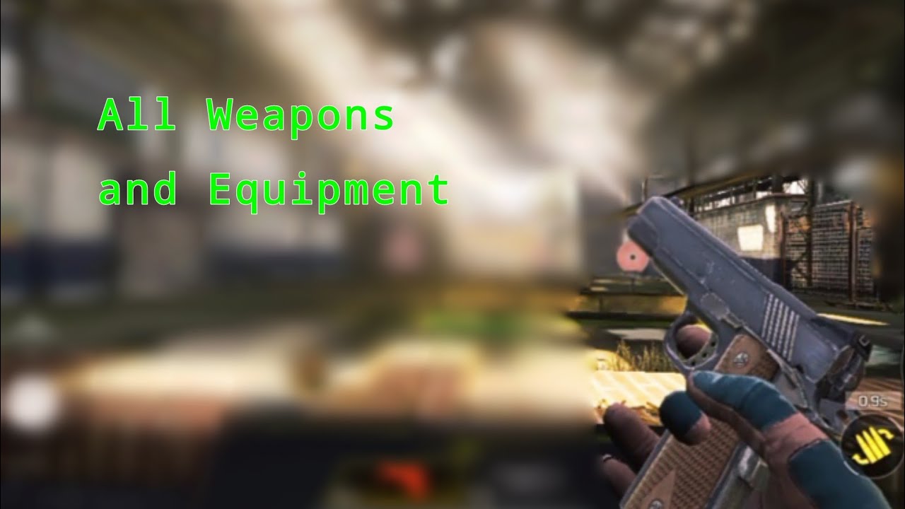 Call of duty Mobile all weapons showcase and Equipment,Battle Royale ...