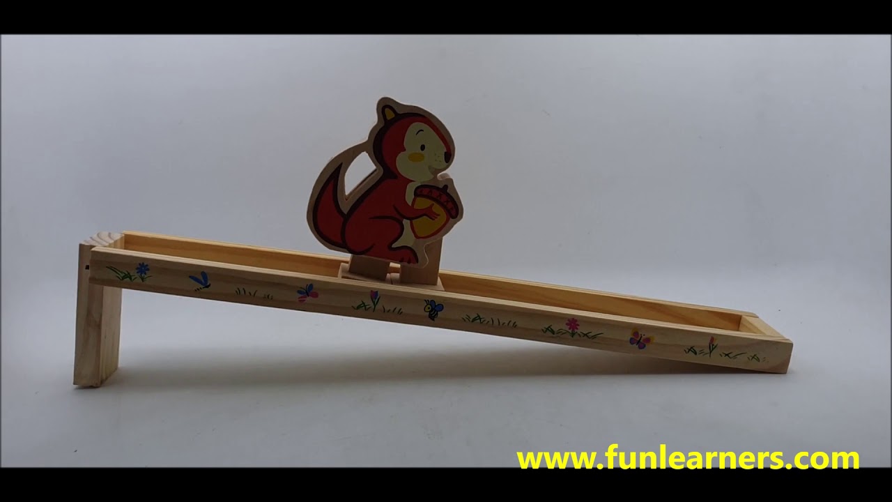 down slope walking toy - YouTube