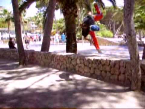 un dia de parkour en palmanova