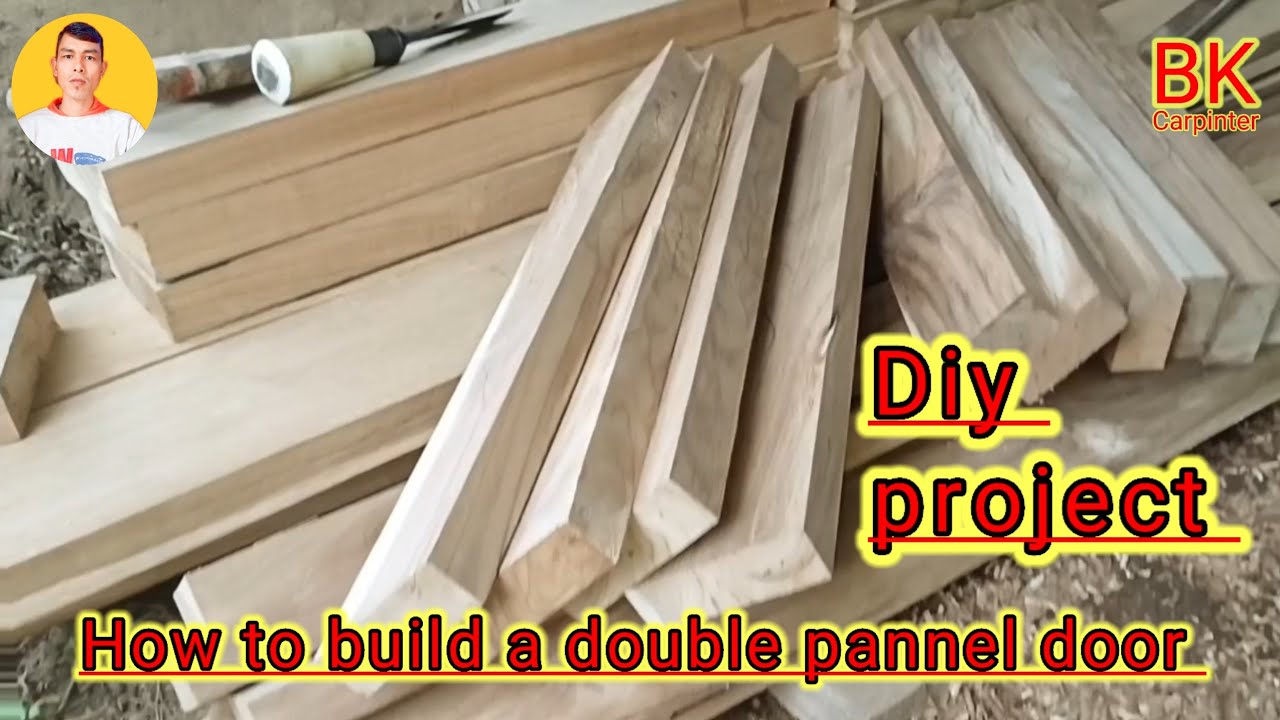 How to make a double panel door// double painal darvaja kaise banaen ...
