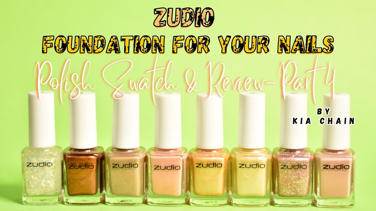 Foundations for Your Nails??? 💄🤎 ️ ZUDIO Nail Polishes || Swatch ...