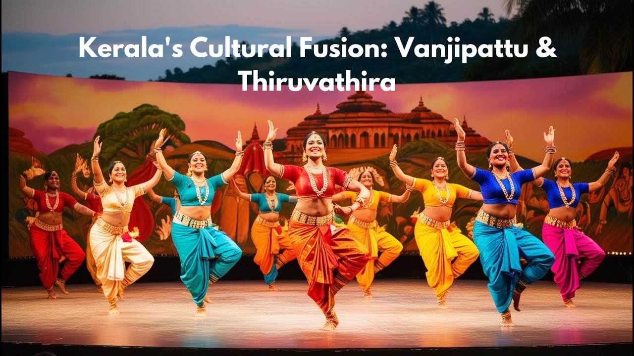 Fusion of Kerala's Folk Elegance: Vanjipattu and Thiruvathira - YouTube