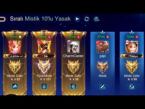 BU EKİBİ HİÇ BÖYLE GÖRMEDİNİZ! OYUNUN EN NEZİH 5'İ MOBILE LEGENDS OYNUYOR!