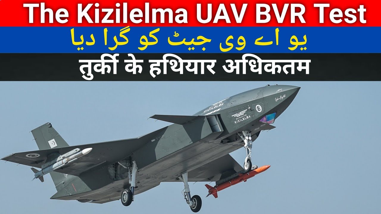 The Kizilelma UAV (BVR) Test Success | Turkey Ka Jet Target Hit ...
