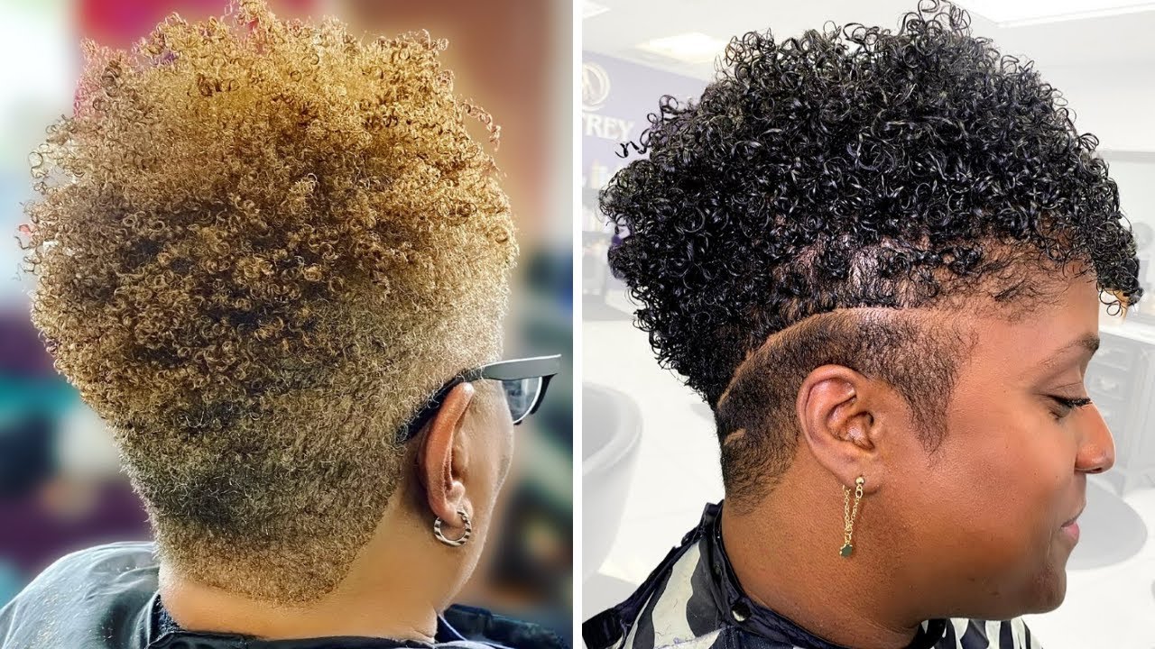 Short Tapered Natural Hairstyles For Black Women
