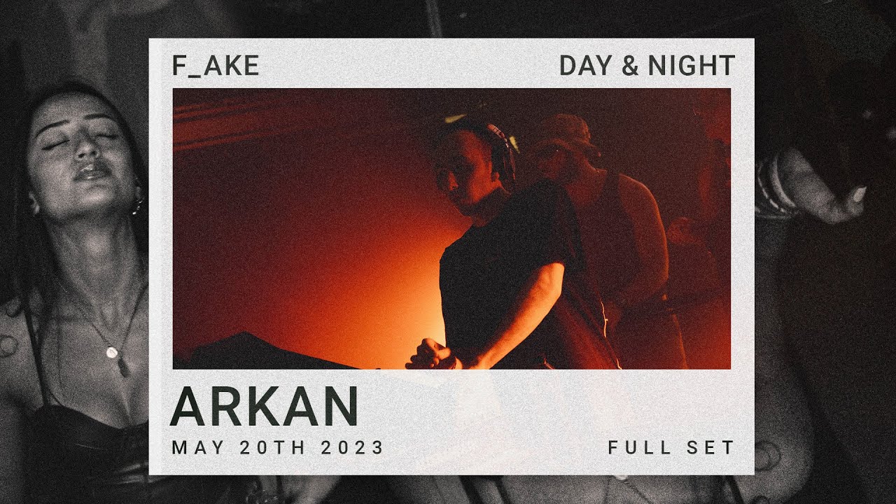 ARKAN | Groove Techno Set | F_AKE | 05/20/2023 - YouTube