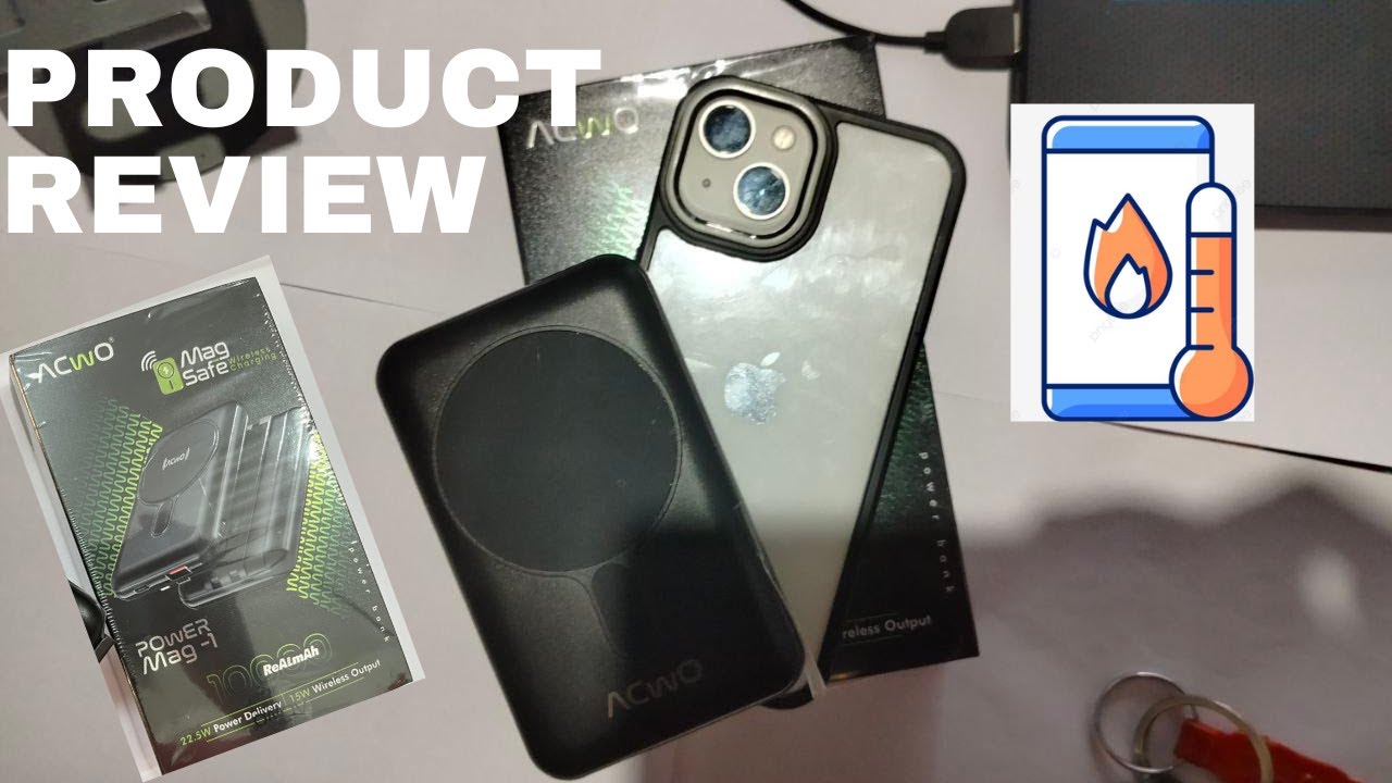 ACWO part 3 review phone heat ♨️ ? MagSafe Compatible Nano Power Bank ...