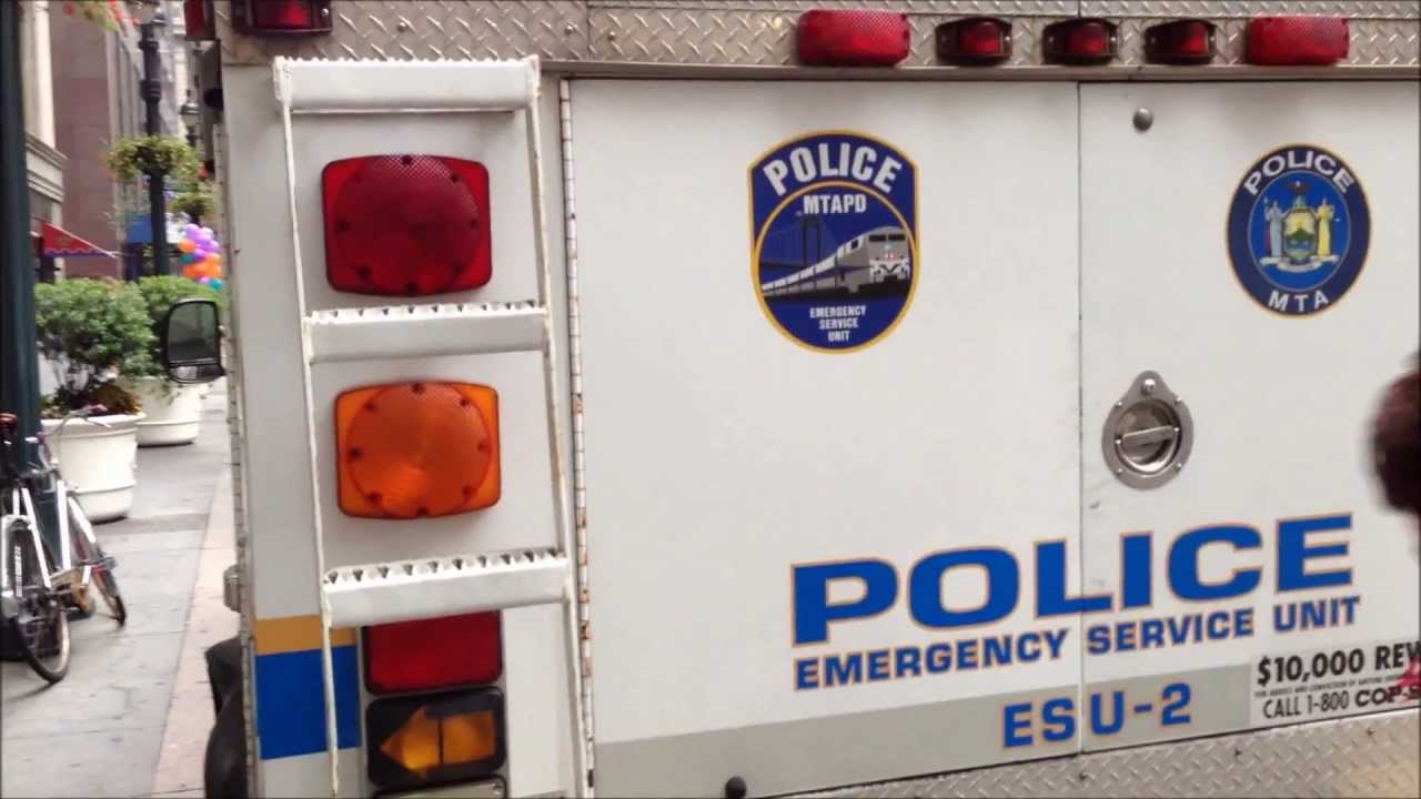 OLDER MTA POLICE EMERGENCY SERVICES UNIT, "MTA ESU", METROPOLITAN ...