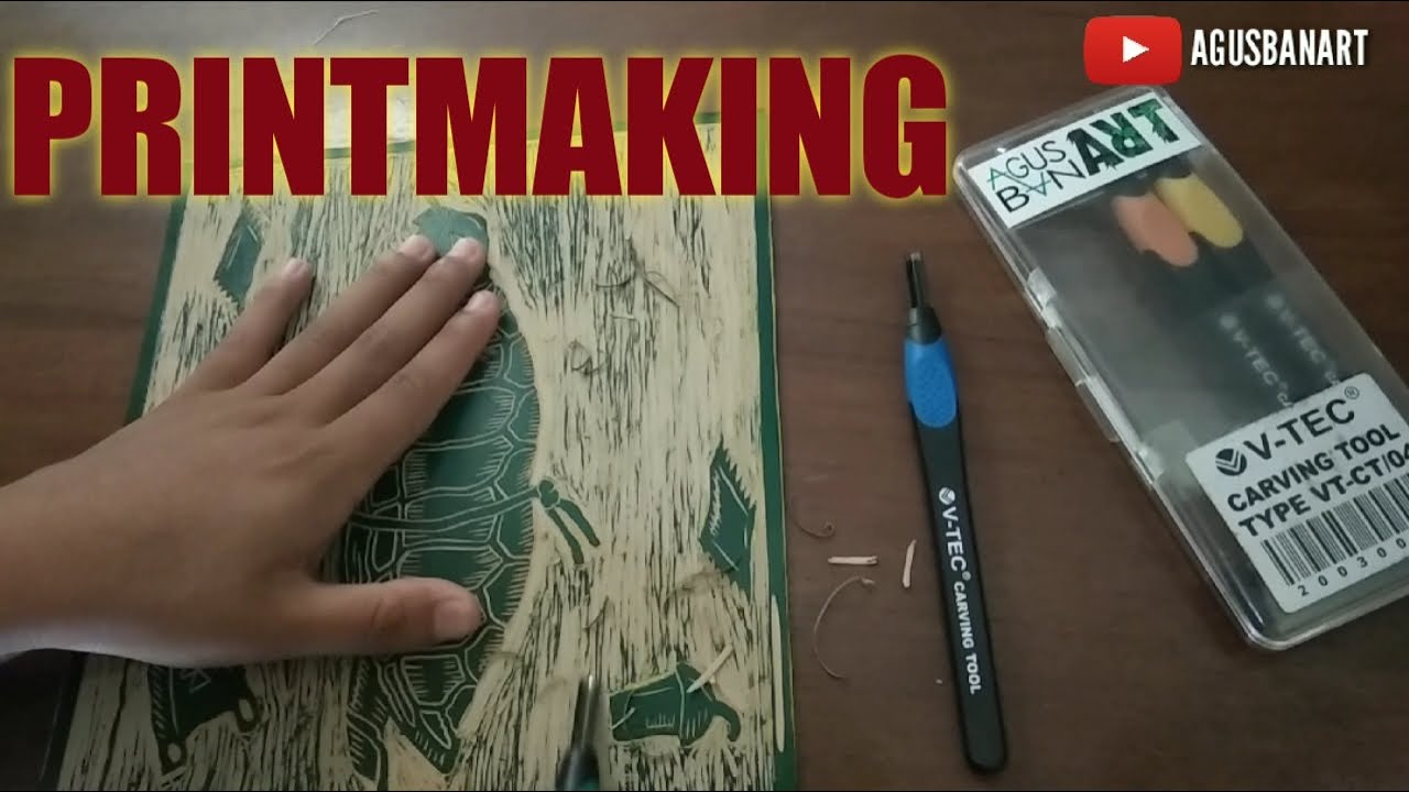 How to PRINT REDUCTION On Linocut | 3 Colour Printmaking - YouTube