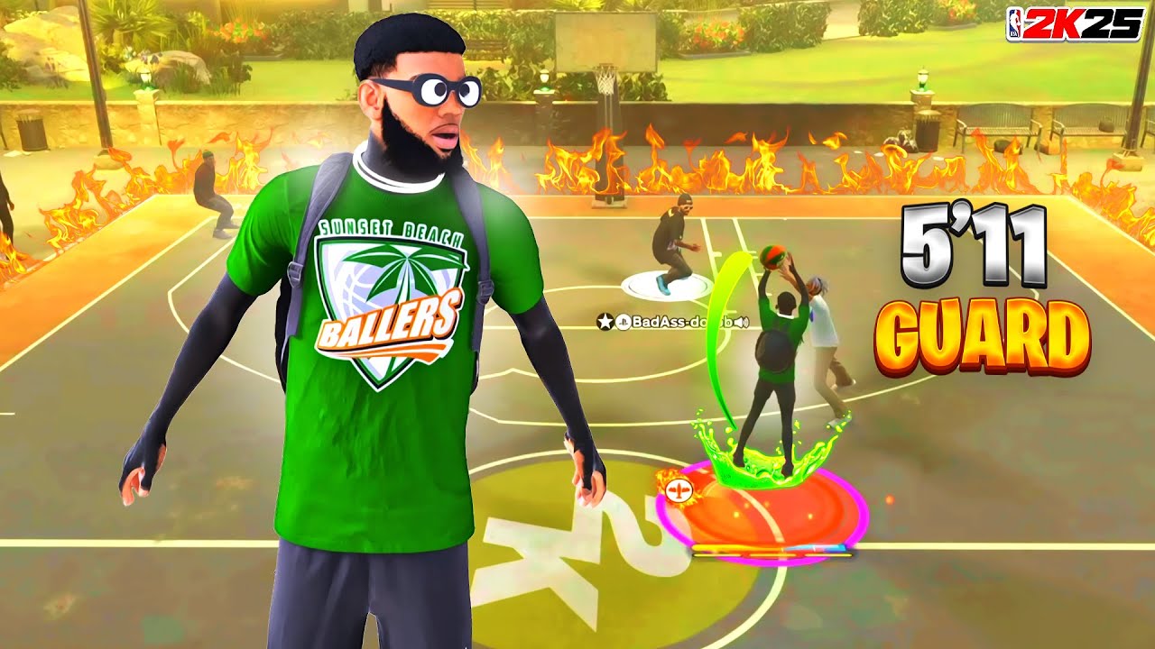 THE BEST 5'11 GUARD TAKES OVER THE SUNSET BEACH PARK EVENT IN NBA 2K25 ...