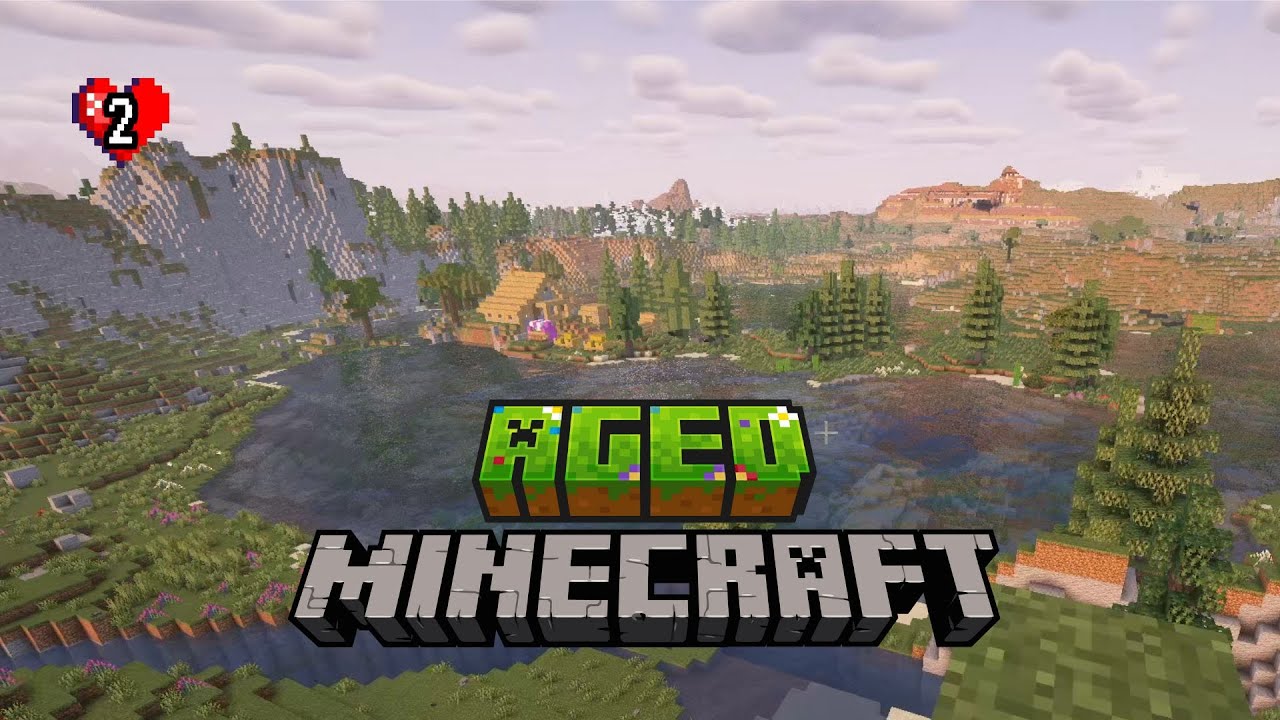 [2] Minecraft | Aged Modpack | Exploring the world - YouTube