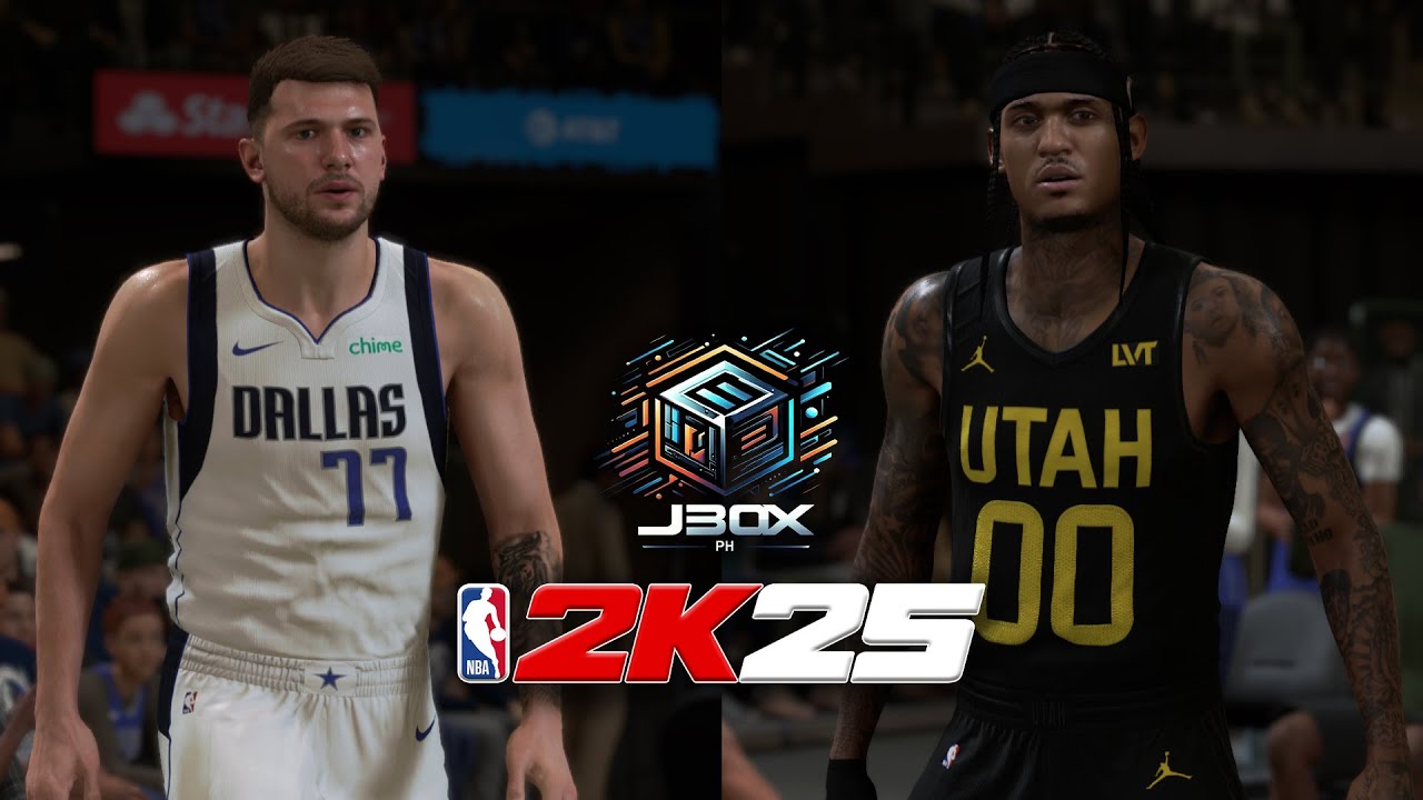 NBA 2K25 PC New Gen Mods | Dallas Mavericks vs Utah Jazz - YouTube