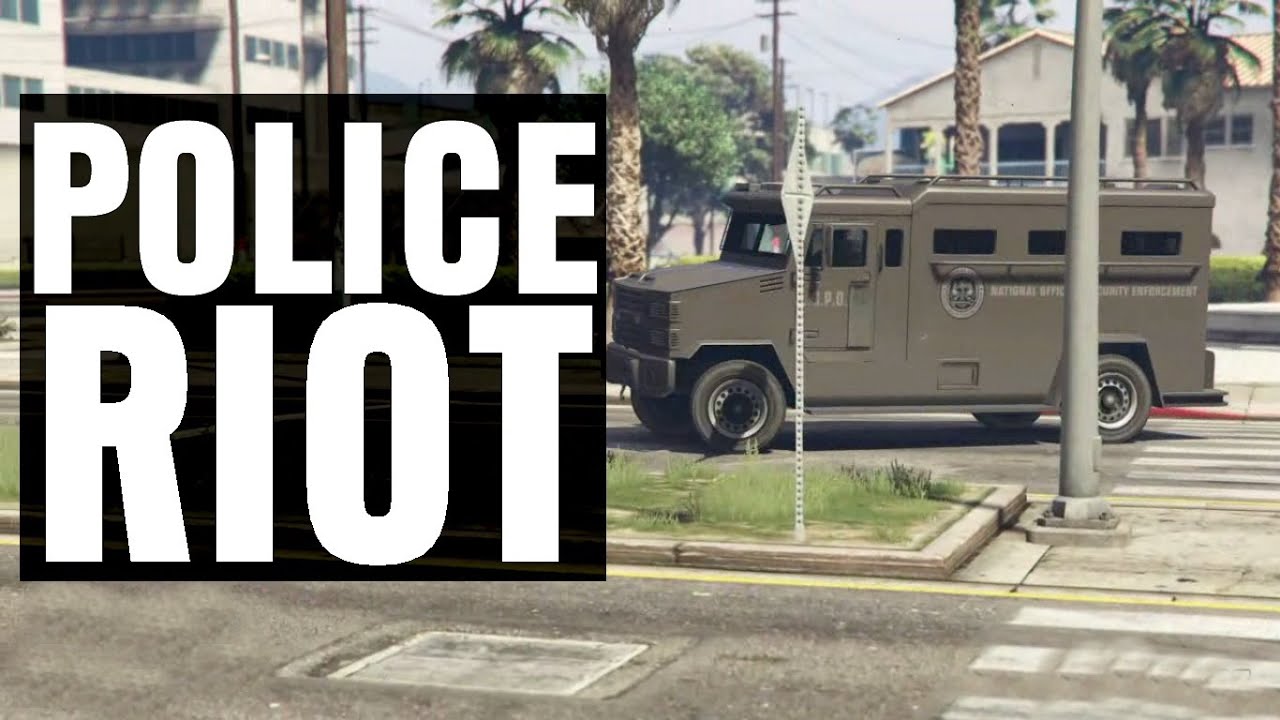 GTA V / GTA Online - police riot van - YouTube