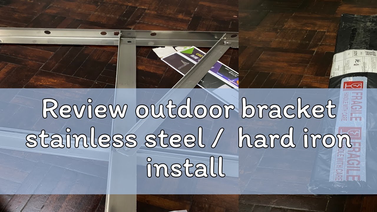 Review outdoor bracket stainless steel / hard iron install condenser ...