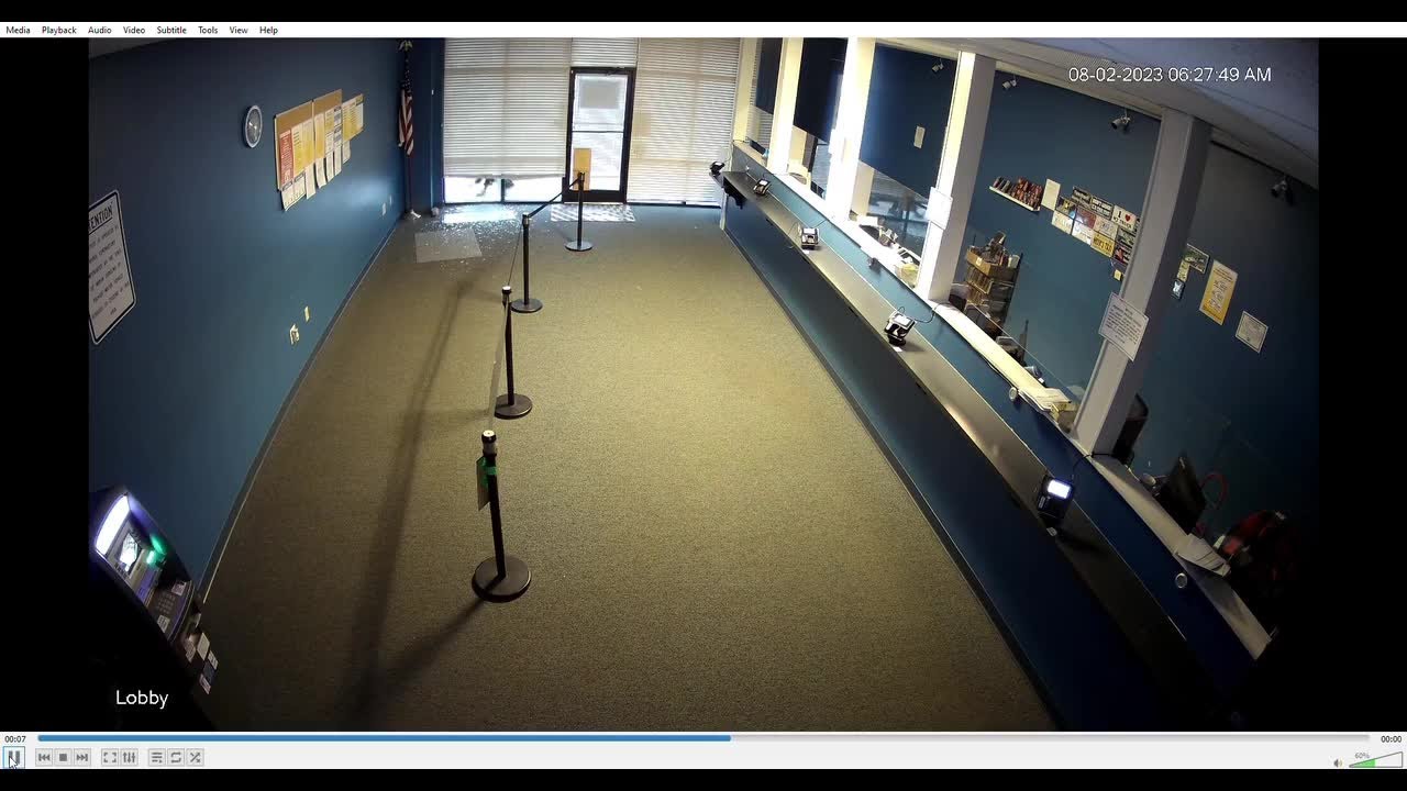Thieves use U-Haul to yank ATM from DMV office. Courtesy Thomasville ...