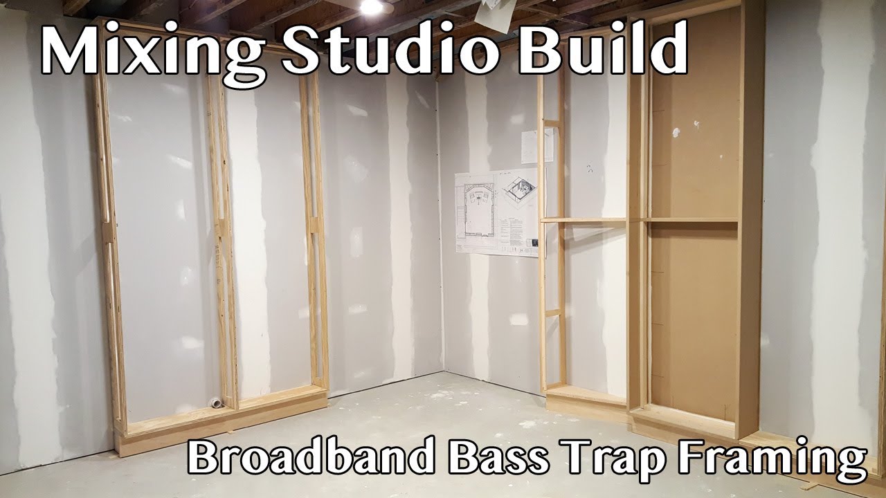 Broadband Bass Trap Framing - YouTube