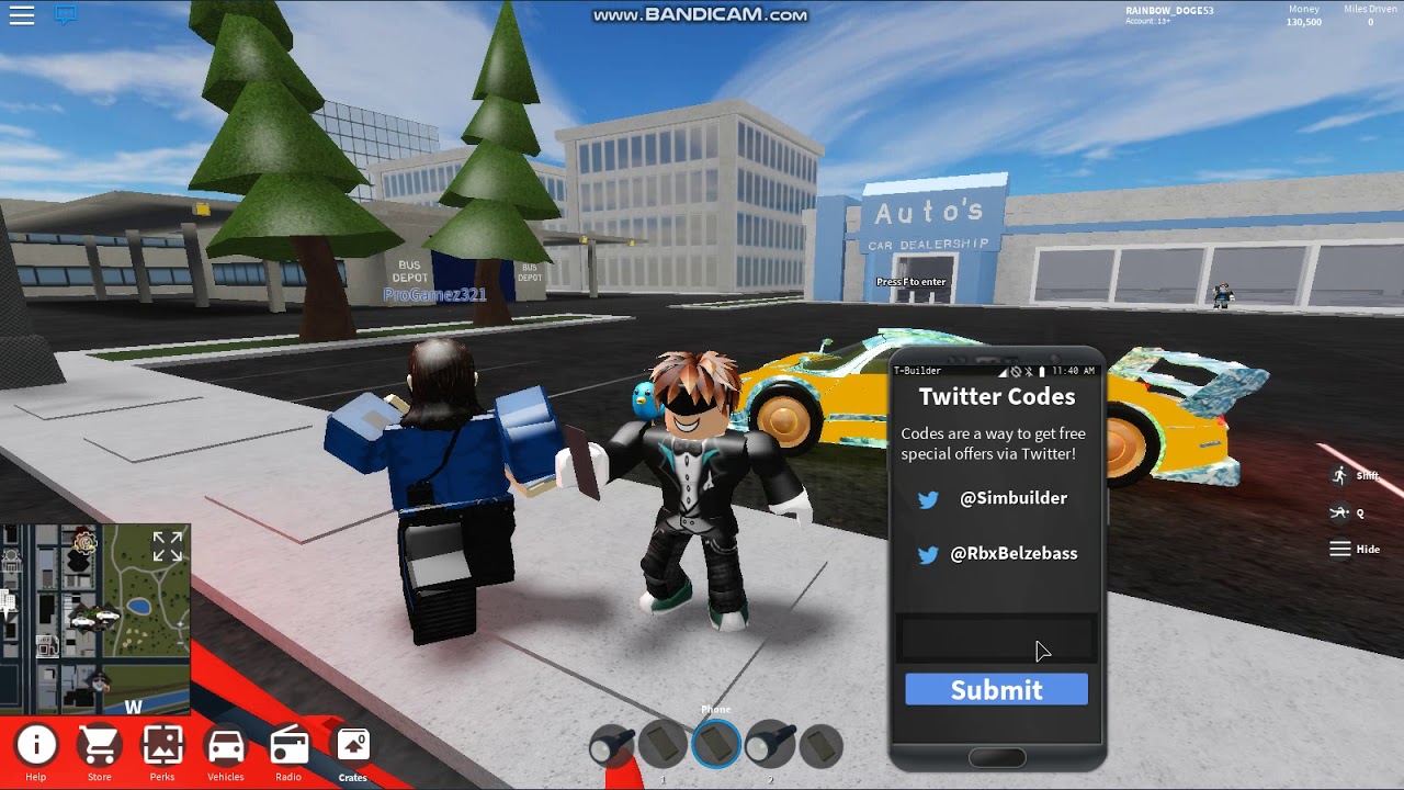 ROBLOX Vehicle Simulator ALL WORKING CODES 2019! - YouTube