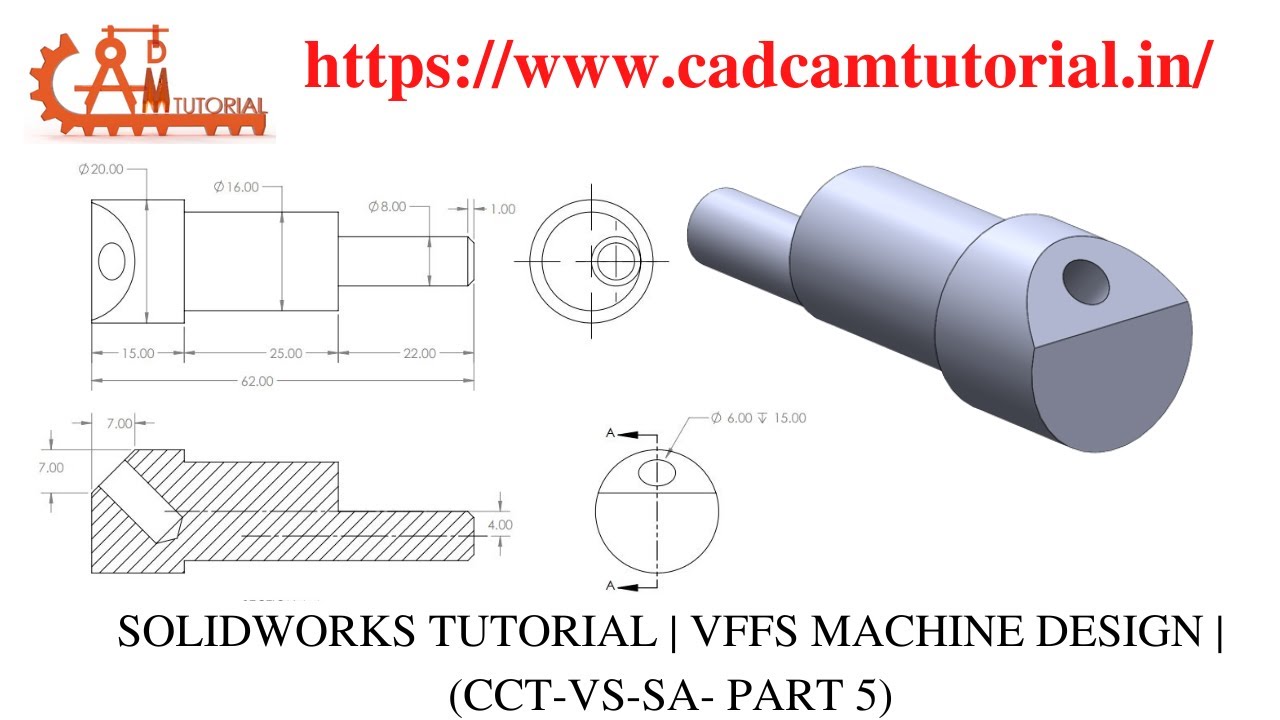 SOLIDWORKS TUTORIAL | VFFS MACHINE DESIGN | CCT-VS-SA- PART 5 - YouTube