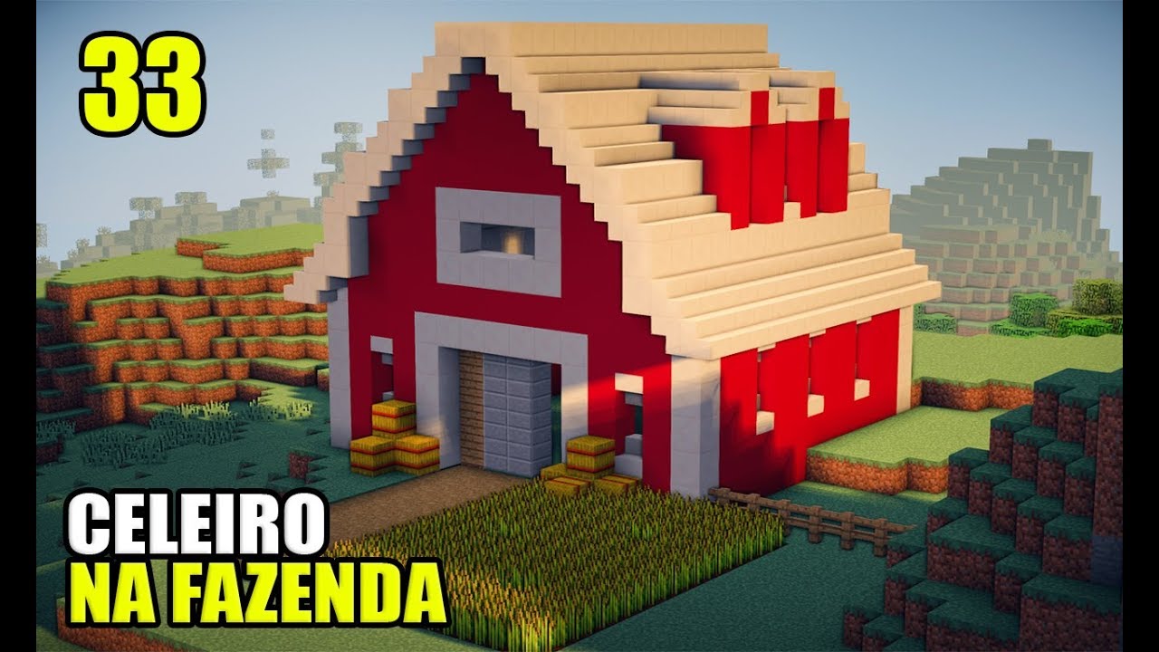 Minecraft Tutorial Como Fazer Um Celeiro Medieval Construes