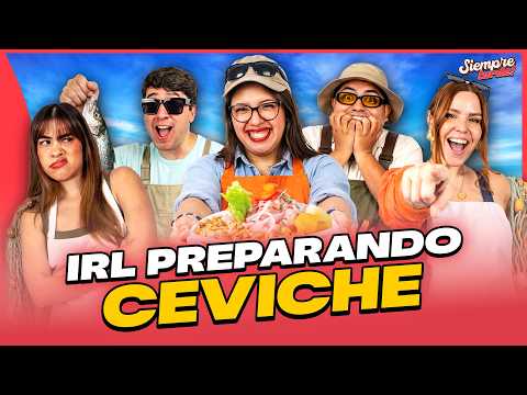 IRL EN JUEVES SANTO | PREPARAMOS CEVICHE EN CASA #zalo #siempretarde