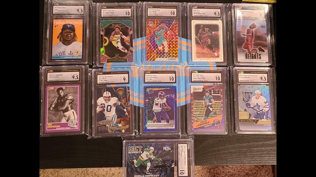 100 CSG Sports Card Graded/Grading Reveal and recent pickups - YouTube