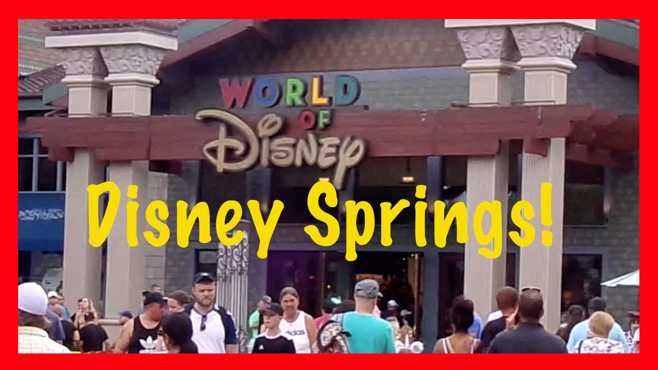 Walt Disney Wednesday - Disney Springs! - YouTube
