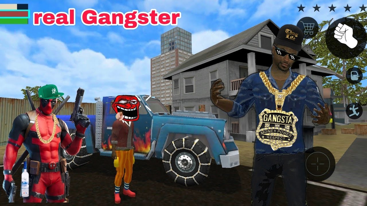 The Real Gangster Gameplay Funny 🔥 VIki Gamer 10k Views 1k suscribers ...