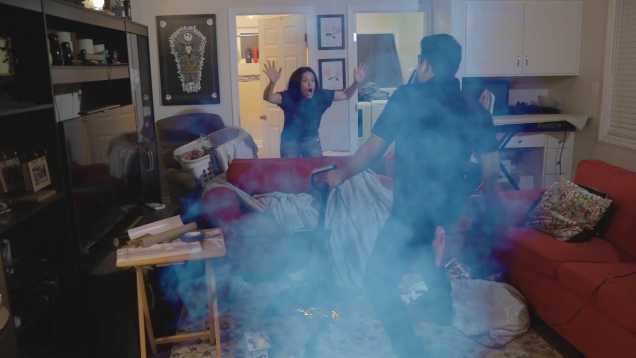 Cleaning Service Disaster Comedy Skit - YouTube