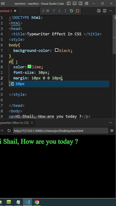 Css Text Typing Animation Typing Animation Css Css Cssanimationtutorial Cssanimation