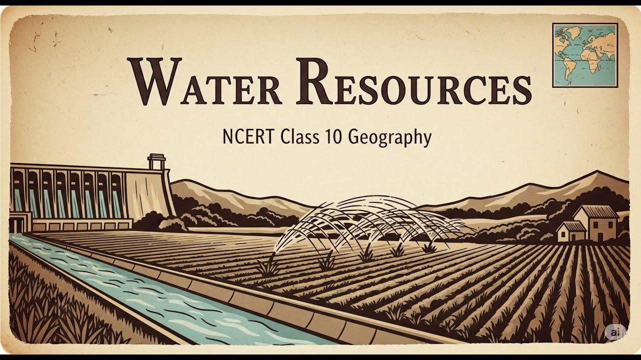 Water Resources | Class 10 Geography Chapter 3 | NCERT Summary with ...