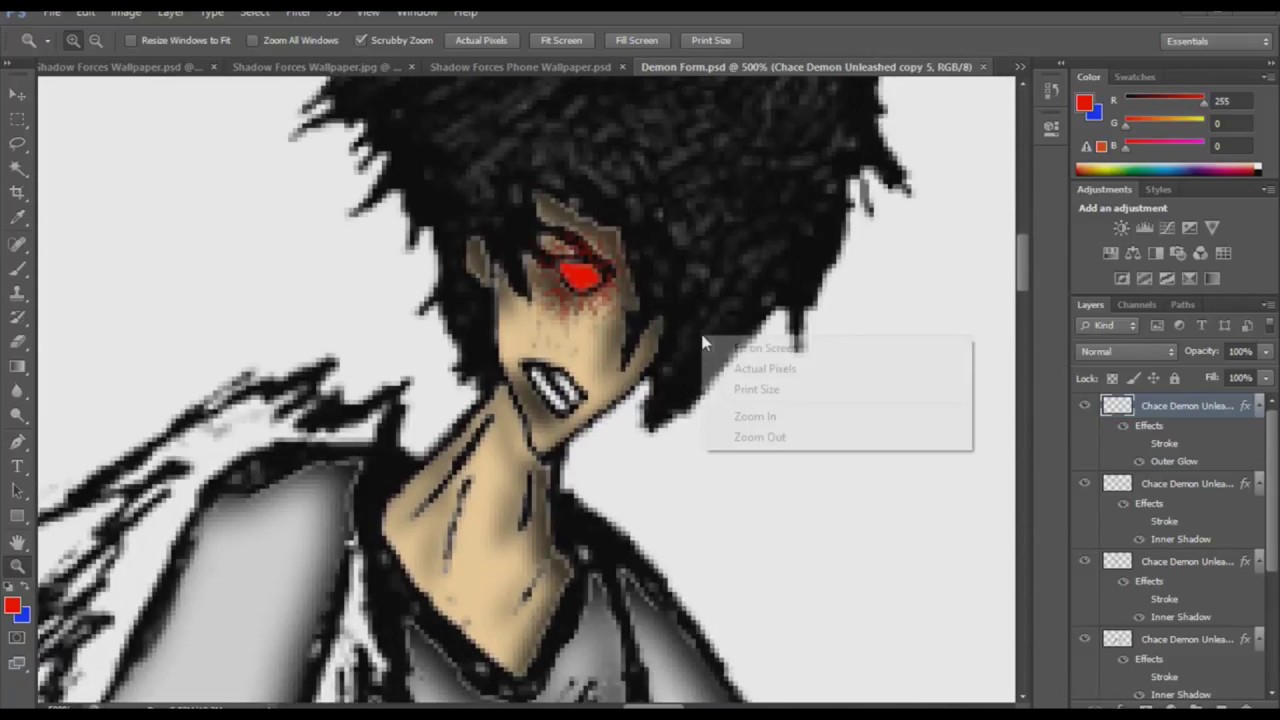 Photoshop Character Editing - YouTube