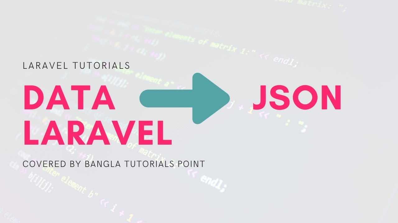 Store Form data to mysql as JSON in Laravel 6.0 - YouTube