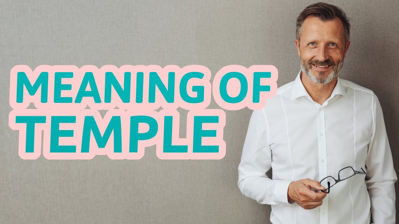 Temple | Meaning of temple 📖 📖 📖 - YouTube