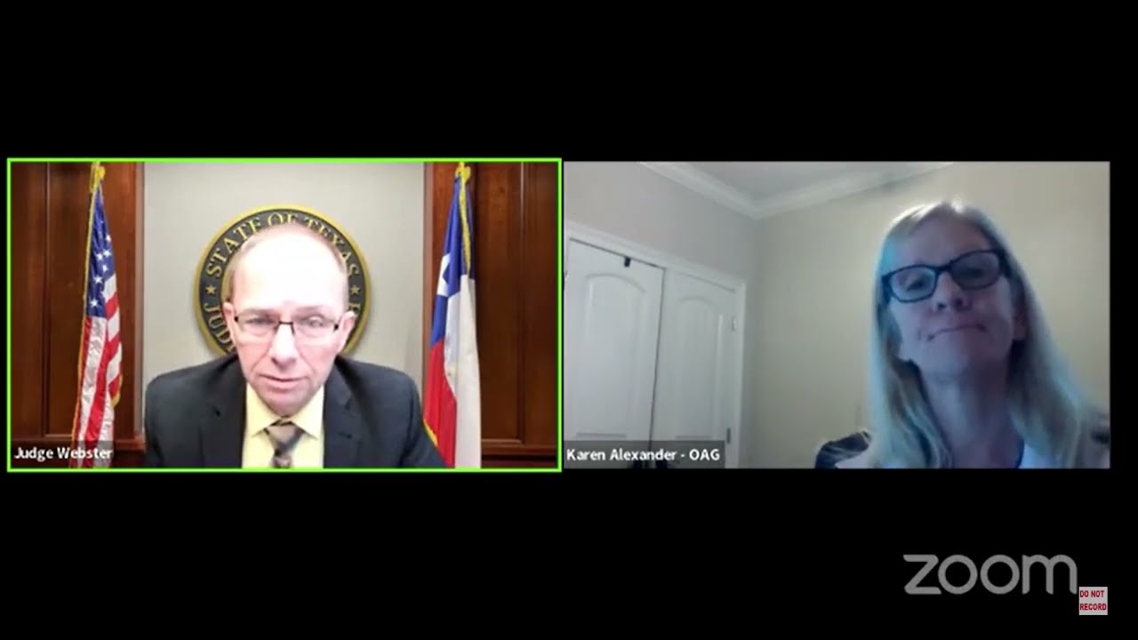 Judge Webster Aint Playing - Interesting Texas Child Support Case ...