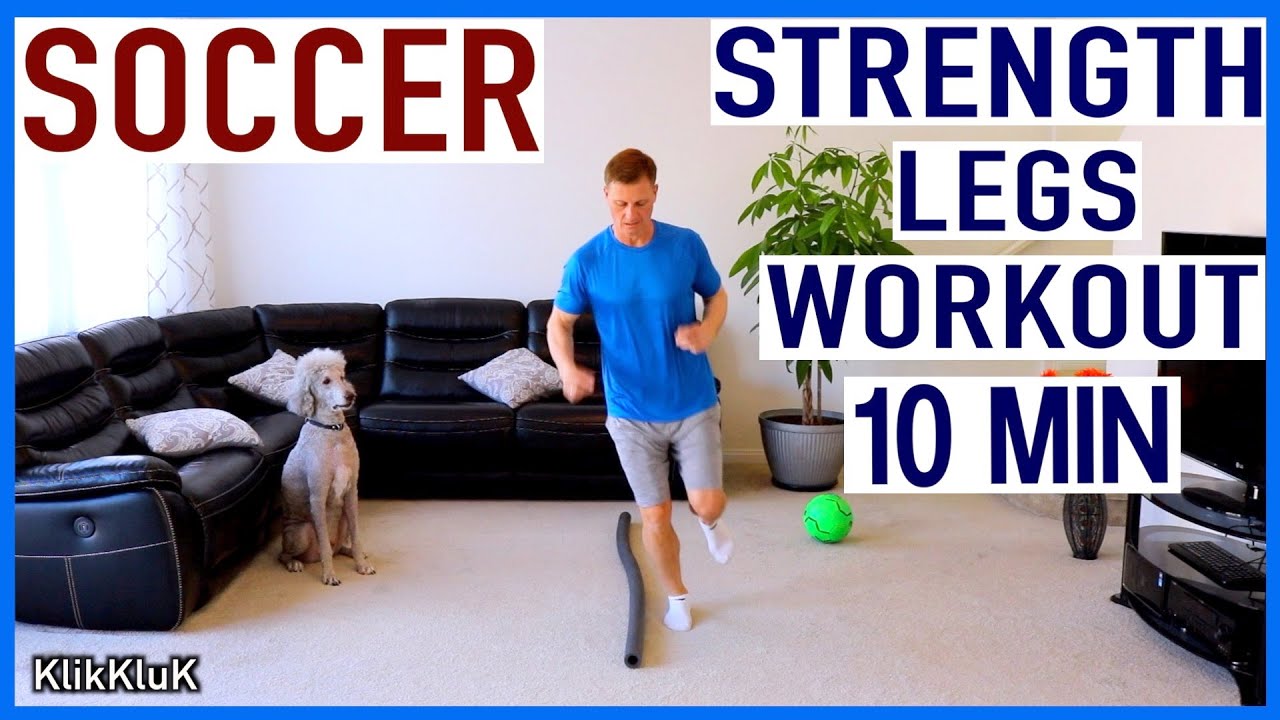 10 Min Soccer Legs Strength Workout At Home / entraînement pour les ...