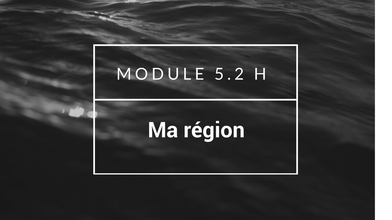 French GCSE AQA Higher Module 5.2 H Ma région - YouTube