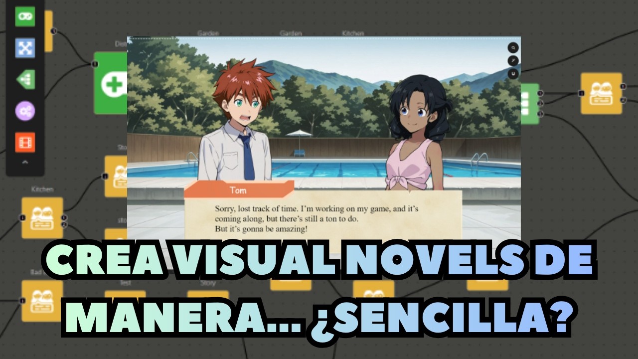 ¿Otro programa de arrastar y soltar para hacer Novelas Visuales ...