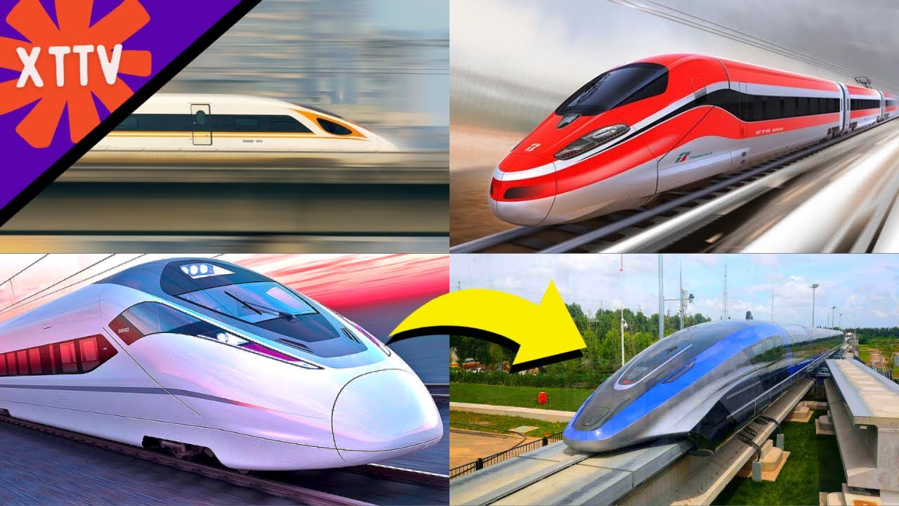 Los 16 Trenes más Rápidos del Mundo - YouTube
