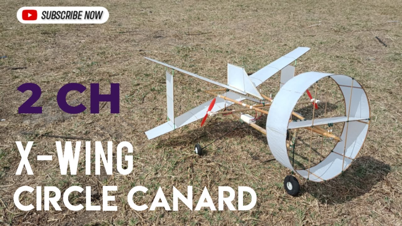 Aeromodelling X-WING CIRCLE CANARD RC 2 CHANNEL - YouTube