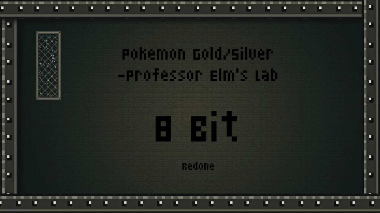 Pokemon Gold/Silver - Professor Elm's Lab [8Bit | Redone] - YouTube