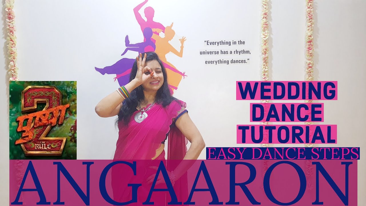ANGAARON | DANCE TUTORIAL | PUSHPA 2| WEDDING CHOREOGRAPHY | EASY DANCE STEPS |PRIYA LOVE TO ...