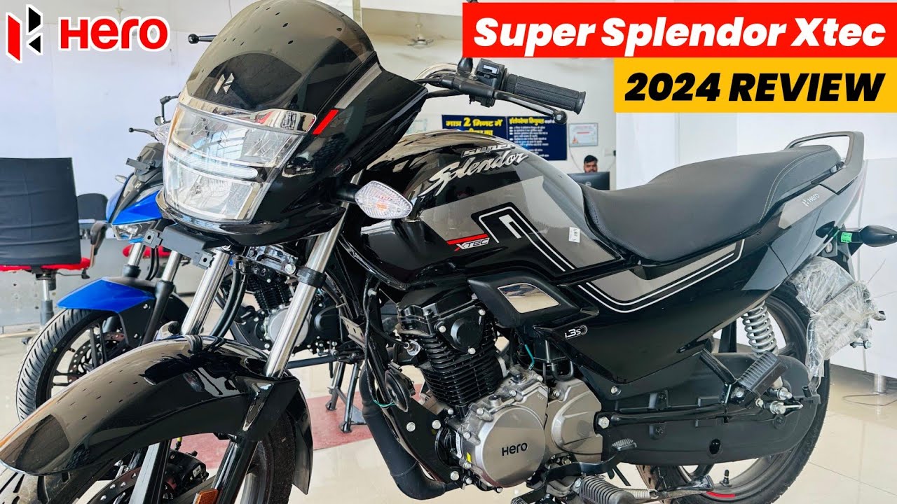 2024 Model Hero Super Splendor Xtec 125 Detailed Review🔥| Bluetooth ...