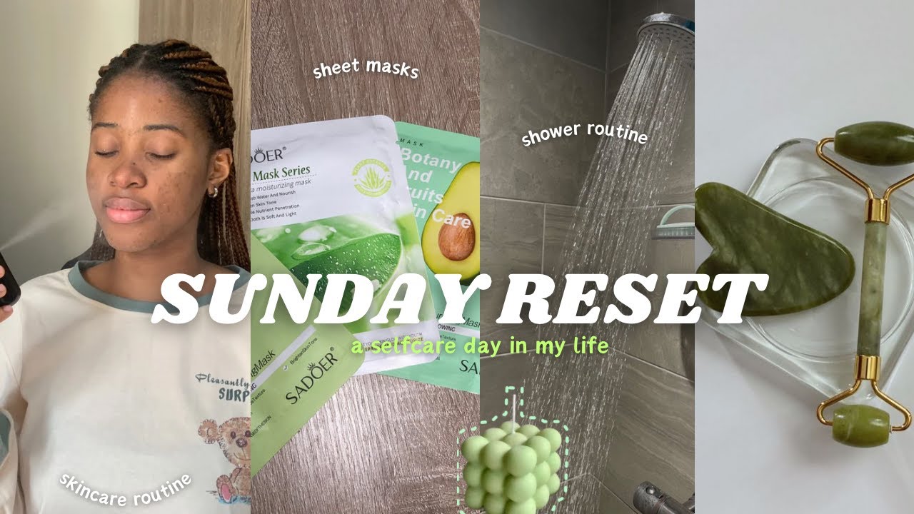 SUNDAY RESET: cleaning my space, new skincare tool, journaling and more ...