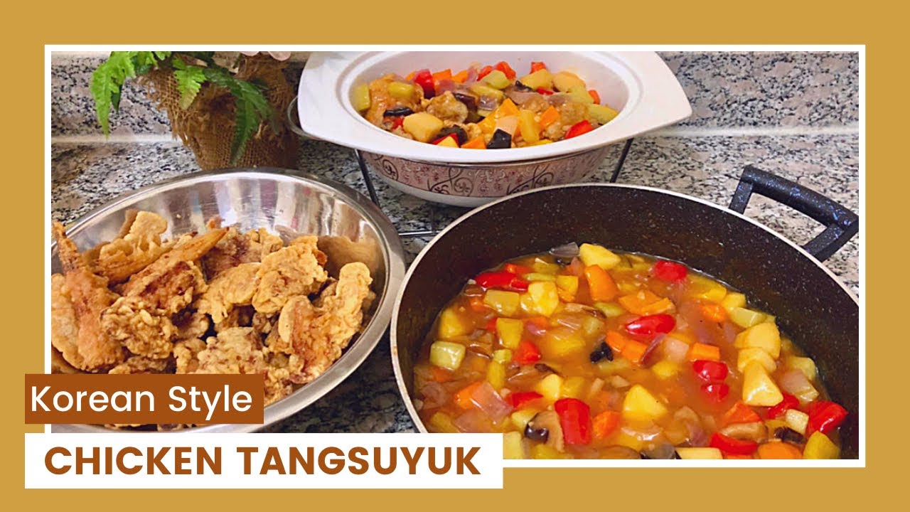 Chicken Tangsuyuk - Korean Styled Sweet & Sour Recipe - YouTube
