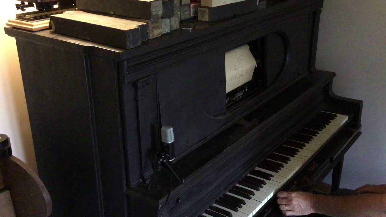 "Bye Bye Blackbird" played on a player piano - YouTube