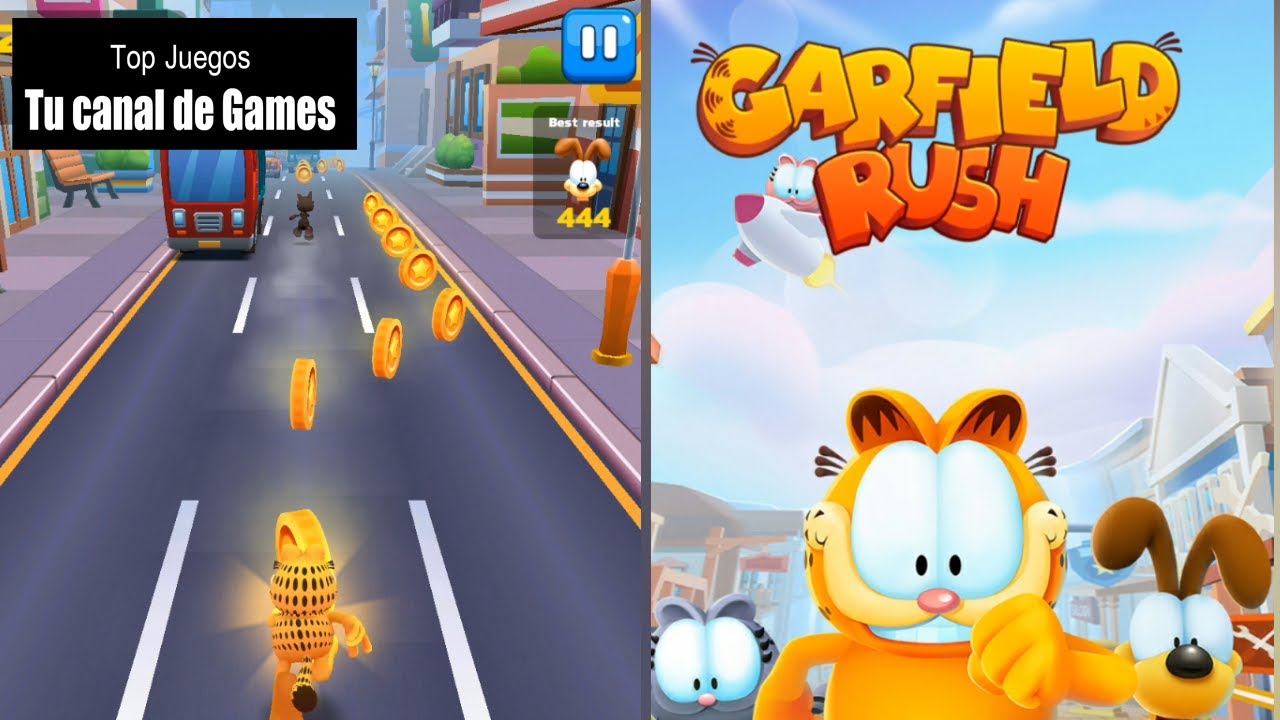 Garfield Rush gameplay | GARFIELD RUSH GAME PLAY | Garfield Rush - YouTube