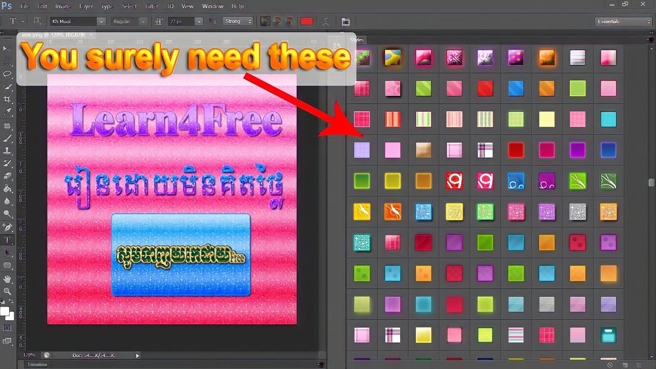 How to download Photoshop text style over 5000 styles | Photoshop ...