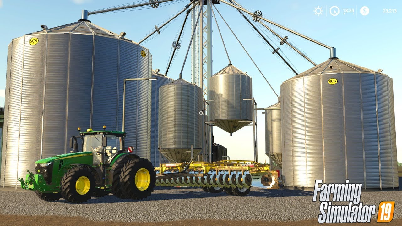 MAIOR SILO PARA ARMAZENAMENTO DE GRÃOS | Farming Simulator 19 - YouTube