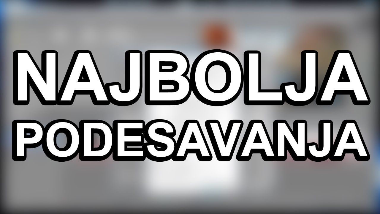 Najbolja podesavanja za renderovanje - YouTube