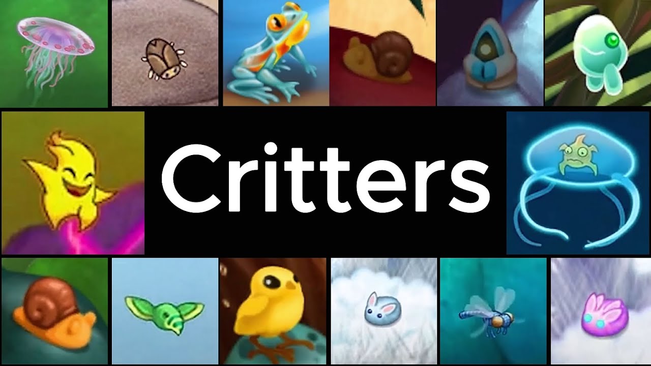 Critters - ALL Islands | My Singing Monsters - YouTube